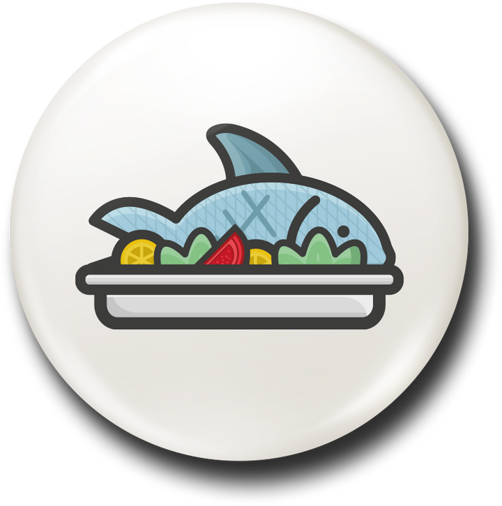 Plagneter - bildstöd i magnetform - Motiv med Mat & Dryck